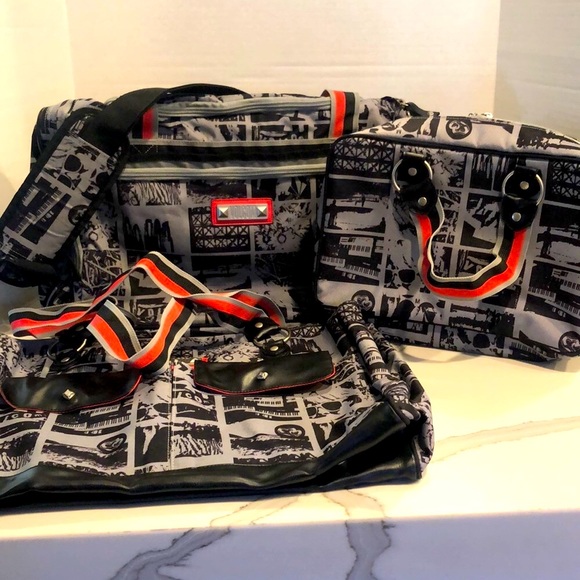 Volcom | Bags | Rare Volcom Duffle Bag Carry On Travel Set Y2k ...